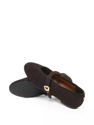 Maje Suede Ballet Flats