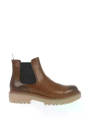 Prada Leather Lug-sole Chelsea Boots
