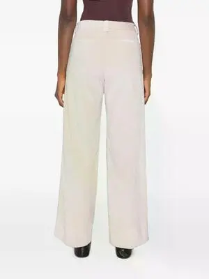 WHITE SAND Corduroy Wide-leg Trousers