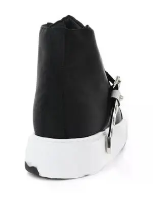Prada Studded High-top Sneakers