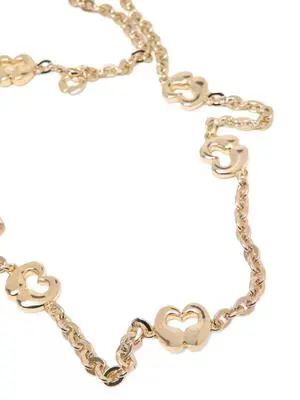 Maje Chain Belt With Logo Details - Gold