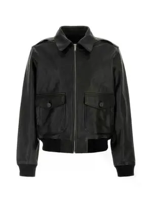 A.p.c. Gael Leather Jacket - Black