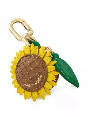 MAISON DE SABRE Bloom Sunflower-shape Leather Charm