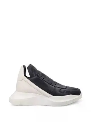 Rick Owens Panelled Chunky-sole Sneakers - Black