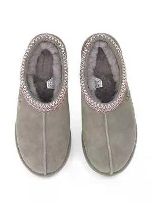 UGG Tasman Ii Braid Suede Slippers - Grey