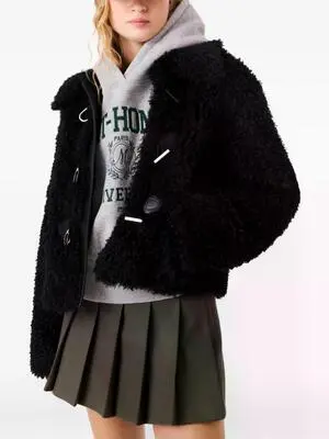 Maje Curly Faux Fur Jacket