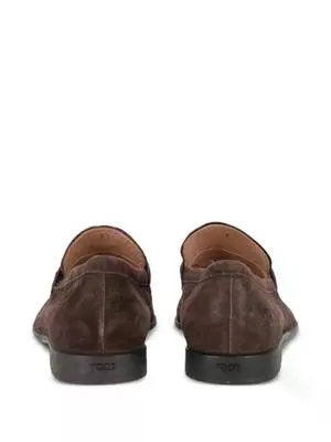TOD'S Suede Penny Loafers