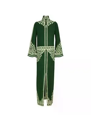 Johanna Ortiz The Windborne Silk Tunic Dress - Green