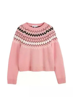 Chinti & Parker Fair Isle Sweater - Pink