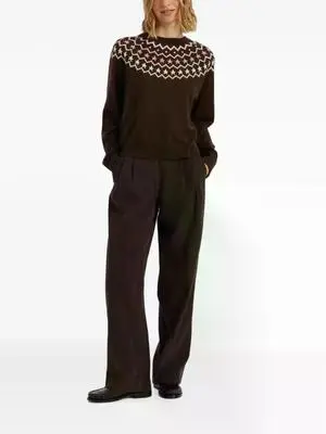 Chinti & Parker Fair Isle Star-motif Sweater