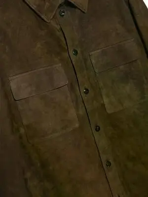 Agnona Suede Panelled Jacket