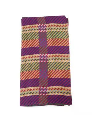 Missoni Check-pattern Fringed-edge Scarf - Pink