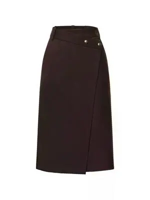 Pinko Button-embellished Wrap Skirt
