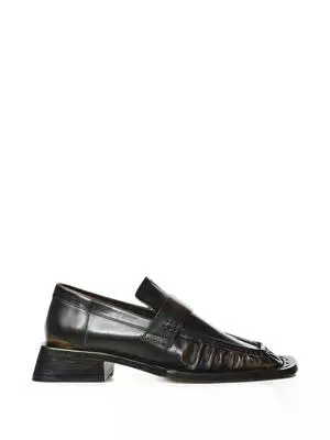 MIISTA Airi Brushed-finish Ruched Loafers