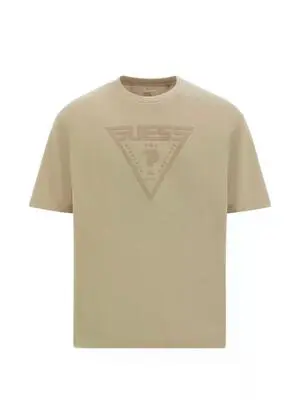 Guess Embossed-logo T-shirt - Neutrals