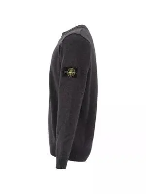 Stone Island Logo-patch Wool Sweater