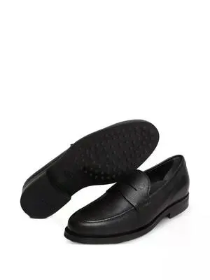 TOD'S Gommino Pebbled-leather Loafers