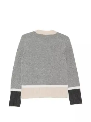 Lorena Antoniazzi Colour-block Button-up Cardigan