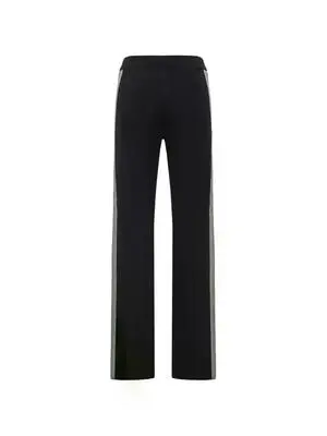Pinko Striped-trim Embroidered-logo Track Pants - Black