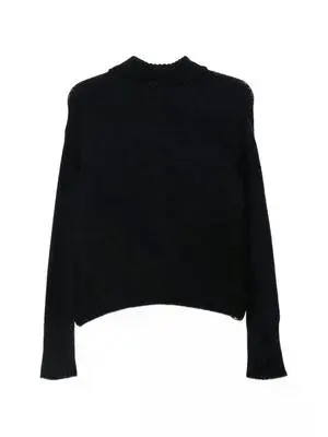ROBERTO COLLINA Button-fastening Ribbed-trim Sweater