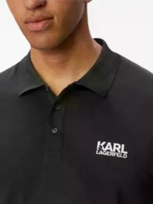 Karl Lagerfeld Logo-print Polo Shirt