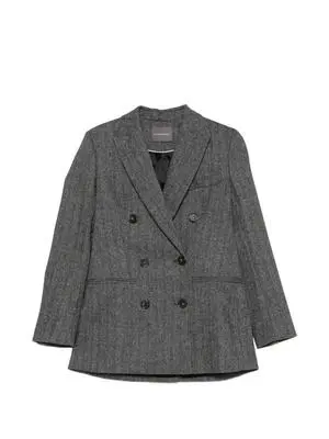 Lorena Antoniazzi Herringbone Double-breasted Jacket