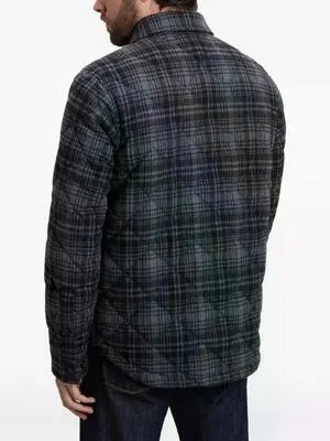 Woolrich Checked Quilted Shirt Jacket