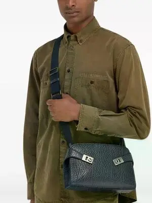FERRAGAMO Hug Messenger Bag - Blue
