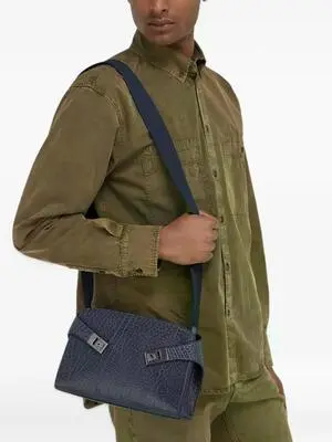 FERRAGAMO Hug Messenger Bag - Blue