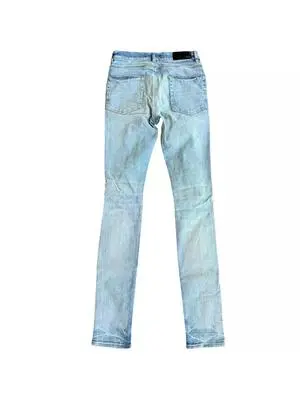 Amiri Bandana Patch Thrasher Jeans - Blue