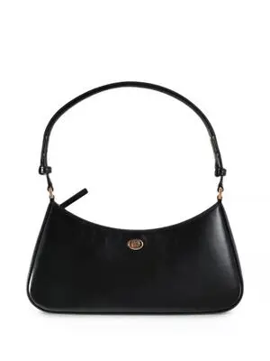 Tory Burch Robinson Zip Top Shoulder Bag - Black