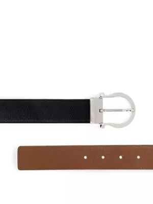 FERRAGAMO Reversible And Adjustable Gancini Belt