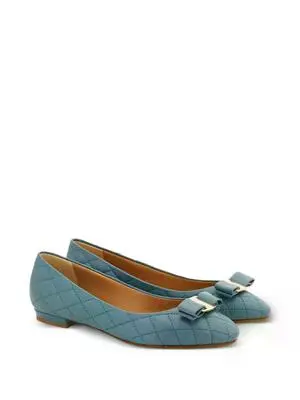 FERRAGAMO Quilted Varina Ballet Flats