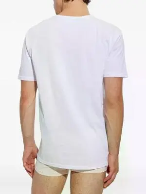 Paul Smith Organic Cotton Lounge T-shirts Pack Of Five - White