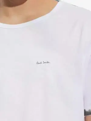 Paul Smith Organic Cotton Lounge T-shirts Pack Of Five - White