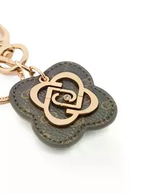 Liu Jo Monogram-print Flower Key Ring
