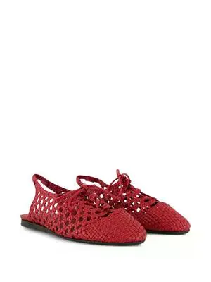 Hereu Hereu Sardana Handwoven Sandals Red
