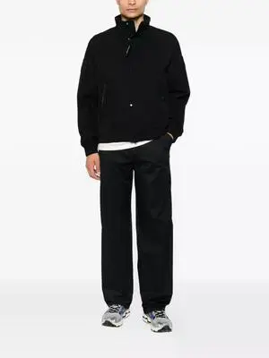 C.P. COMPANY Metro-tek Logo-patch Hooded Jacket - Black