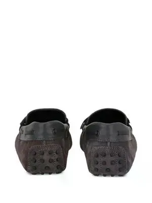 TOD'S Gommino Lace-up Boat Shoes - Grey