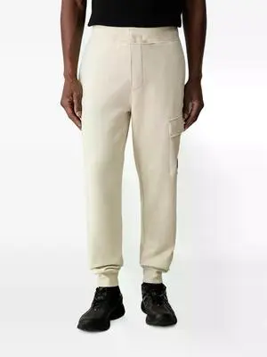 C.P. COMPANY Diagonal Raised Fleece Lens Sweatpants - Neutrals