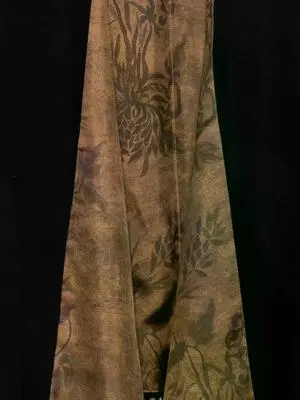 FERRAGAMO Floral-print Fringed Cape