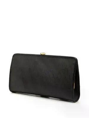 Dior 2000-2026 Honeycomb Coated Canvas Clutch Bag