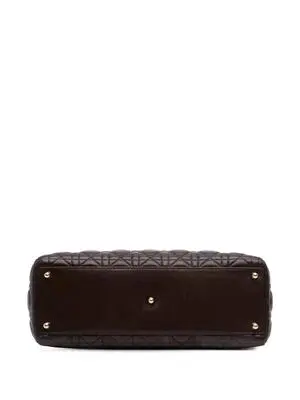 Dior 2011 Large Lambskin Cannage Lady Satchel