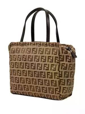 Fendi 2000-2010 Mini Zucchino Canvas Handbag
