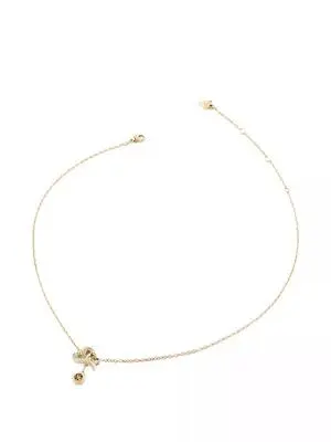 Guess Love Bites Pavé-heart-pendant Necklace - Gold