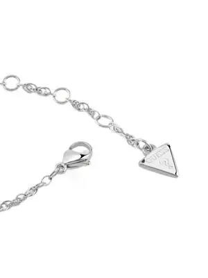 Guess L.o.v.e. Pavé-set Heart-pendant Bracelet