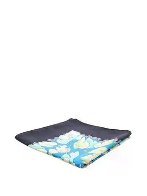 Hermès 20th Century L Arbre De Soie Silk Scarf 90 Scarves - Black