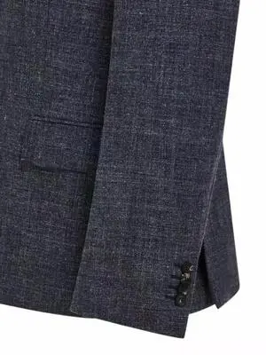 FERRAGAMO Single-breasted Flannel Blazer