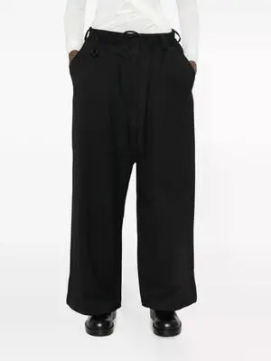Y3 Drawstring Wide-leg Trousers