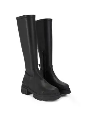Kurt Geiger Stomp Sock Knee Boots - Black